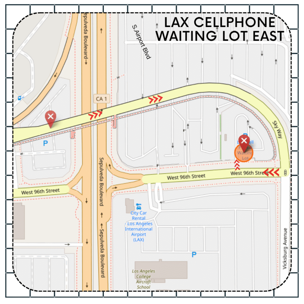 LAX Airport Cell Phone Waiting Lot Guide - Timings, Directions and ...